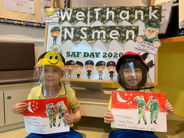 NurtureStars children celebrate 55 years of SAF Day - NurtureStars ...