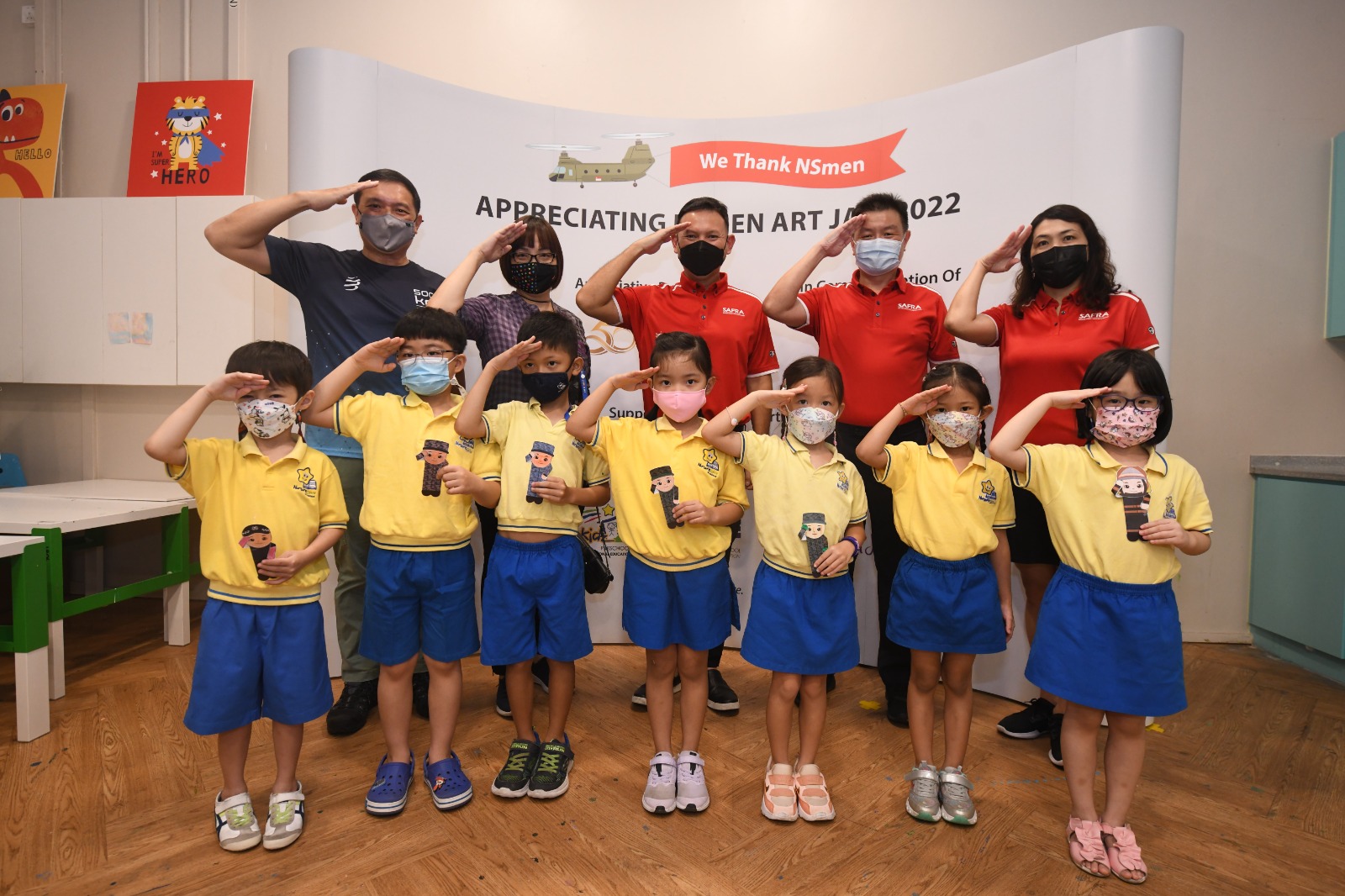 Special surprise for NurtureStars children at “Appreciating NSmen Art ...